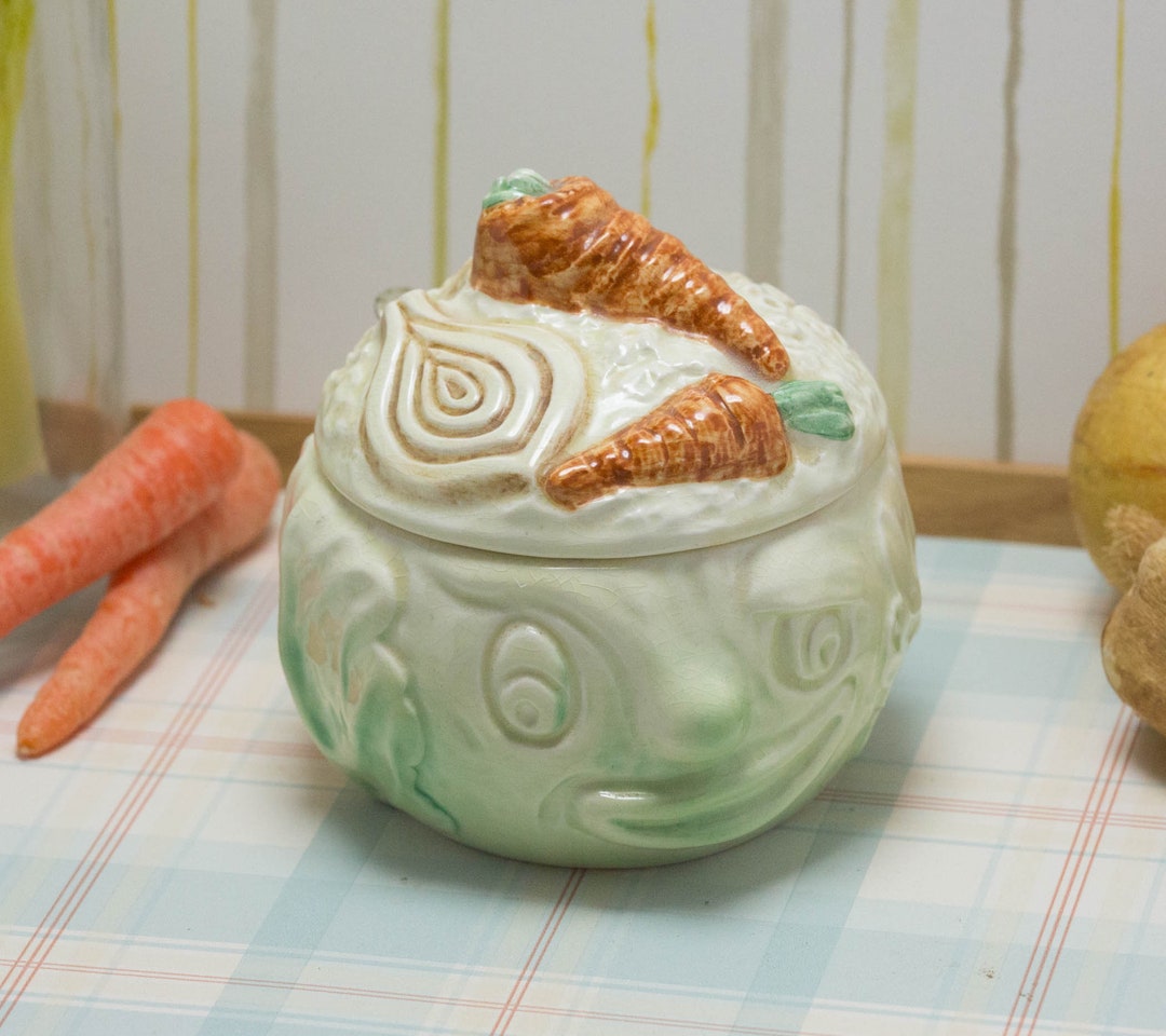 Rare Sylvac Coleslaw Face Pot 4750, Circa 1960's - Etsy