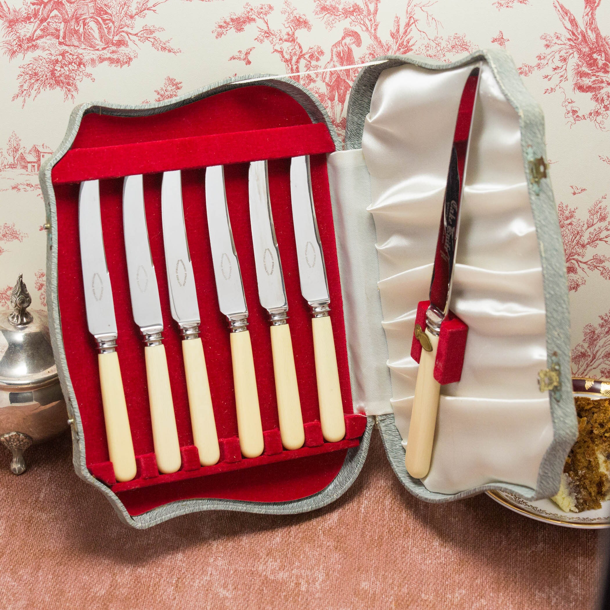 Vintage Cake or Afternoon Tea Utensil Set Asberry Stainless - Etsy