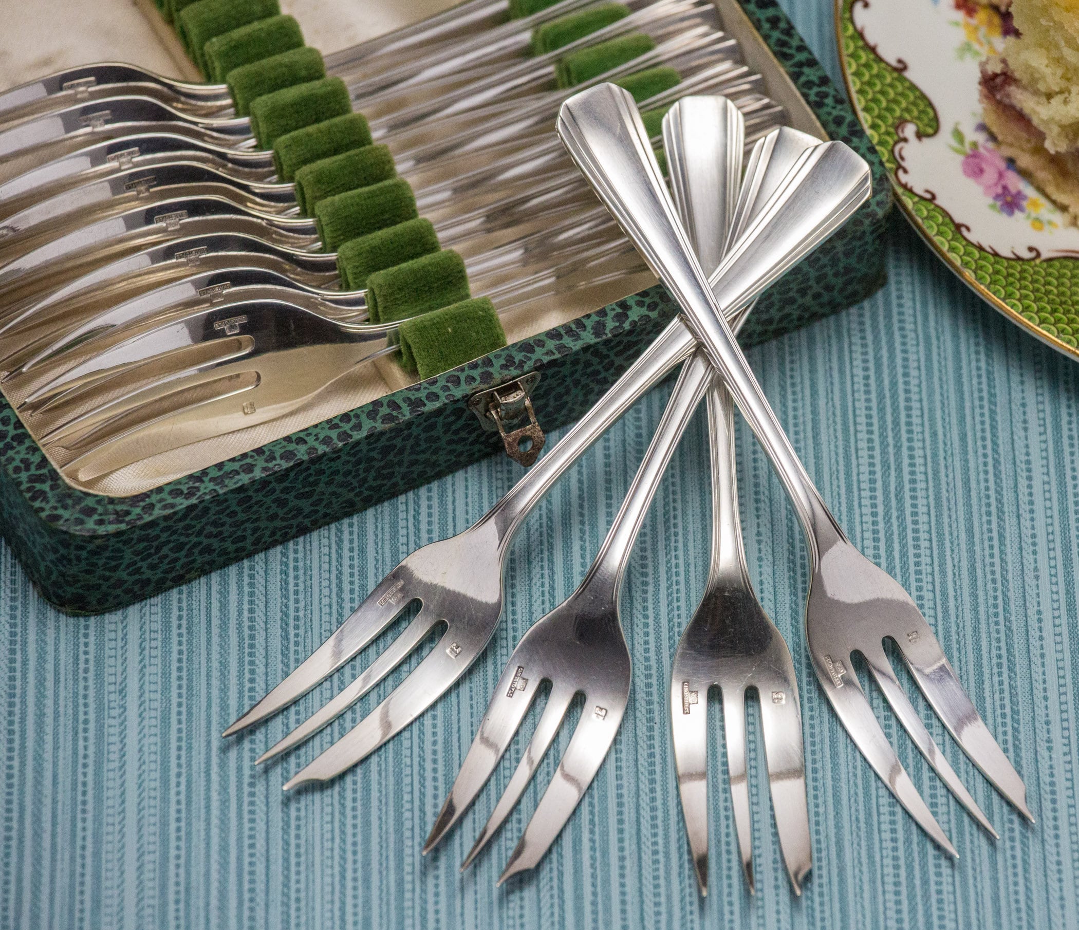 Vintage Christofle Cake Fork, Set of 12 Pastry Forks in Original Box ...