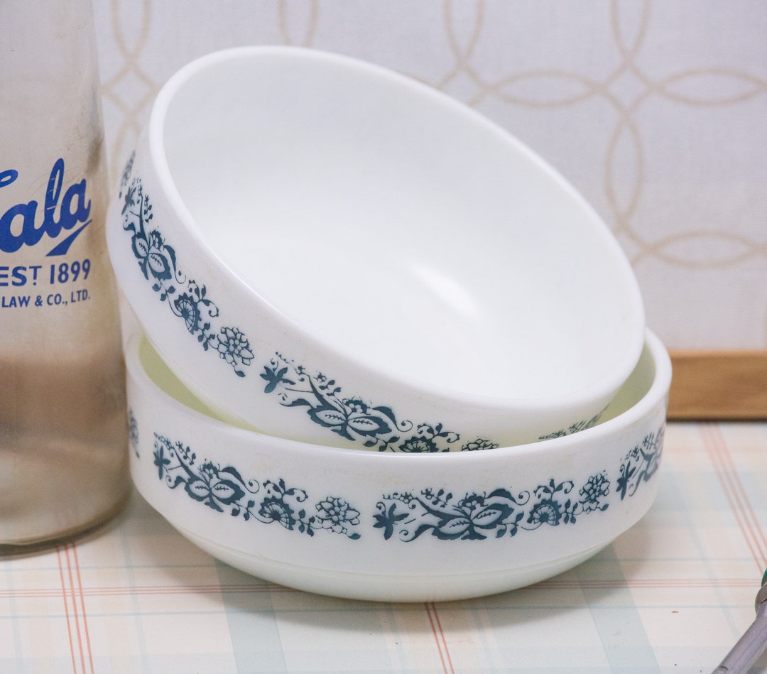 Rare Vintage Pyrex Pair of Soup or Cereal Stacking Bowls Old - Etsy