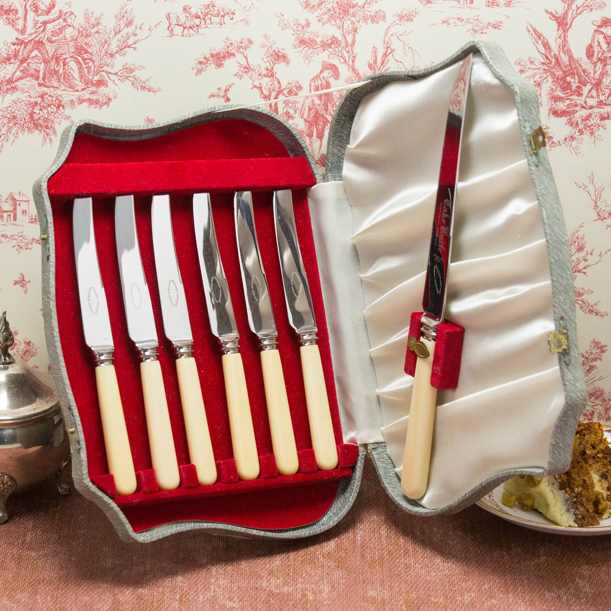 Vintage Cake or Afternoon Tea Utensil Set Asberry Stainless - Etsy