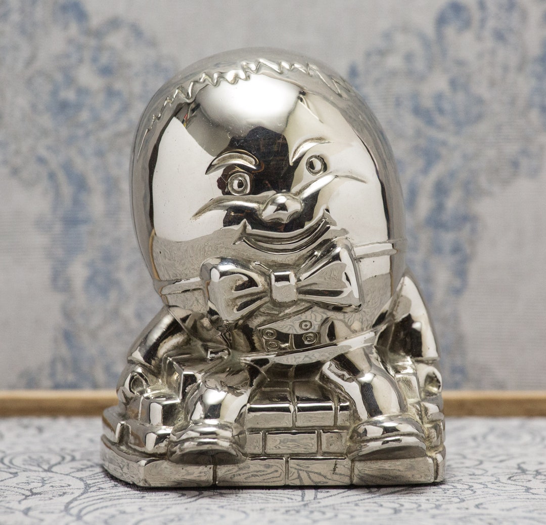 Silver Plate Money Box, Humpty Dumpty, Circa 1980's - Etsy