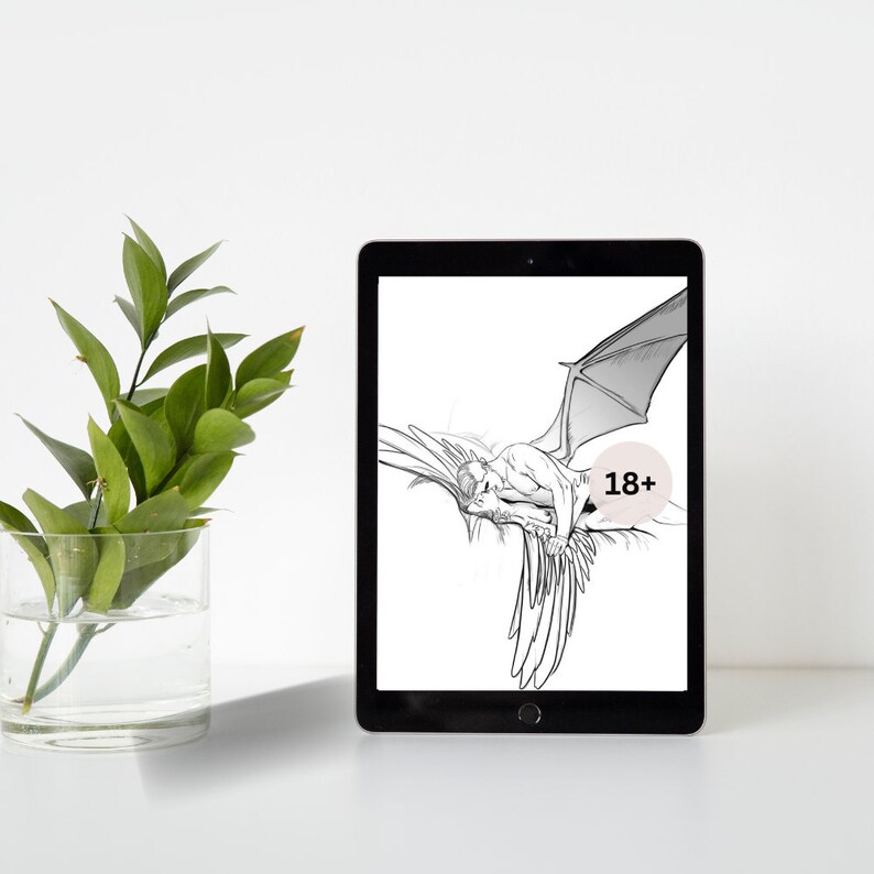 Minimal Erotic Line Art Print Oral Sex Minimal Erotic Sketch Etsy 