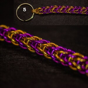 Handmade Chainmail Keychains, Custom Colors Available!!! Purple, Gold ...