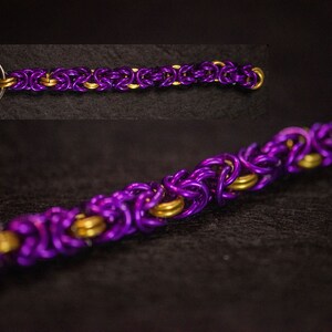 Handmade Chainmail Keychains, Custom Colors Available!!! Purple, Gold ...