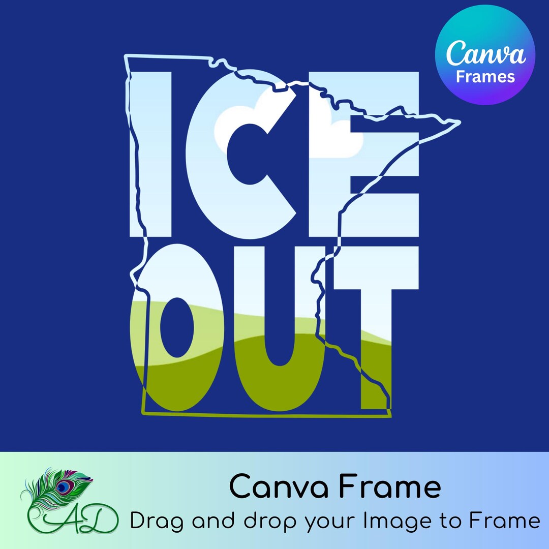 ICE OUT MN Canva Frame Template | Anti Ice Activism | Anti Racism ...
