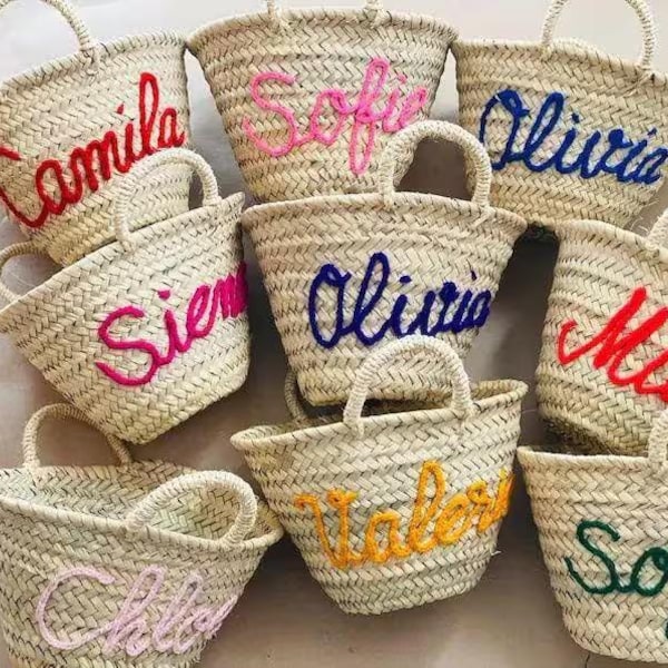 Custom Straw Bucket Bags - Etsy