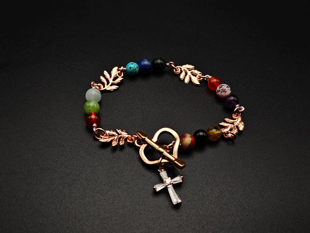 Aaron's Breastplate Bracelet, Breastplate of Aaron Bracelet, Rose Gold ...