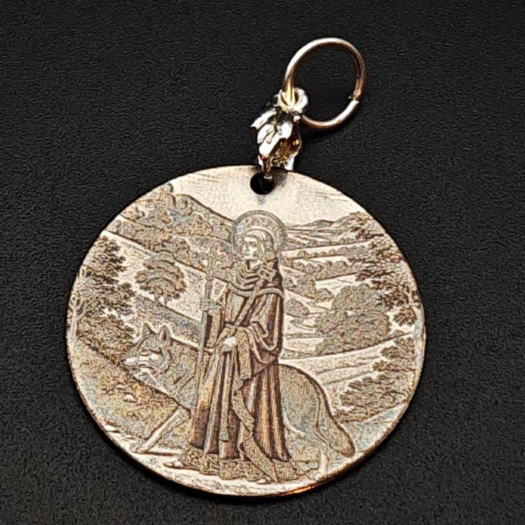 St Petroc Medal 30mm, Médaille De Saint Petrox, Stainless Steel 30mm ...