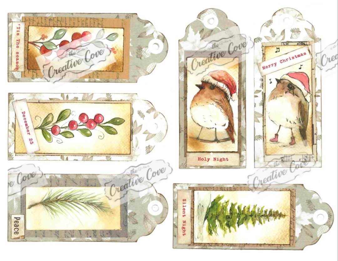Christmas Tags - Etsy