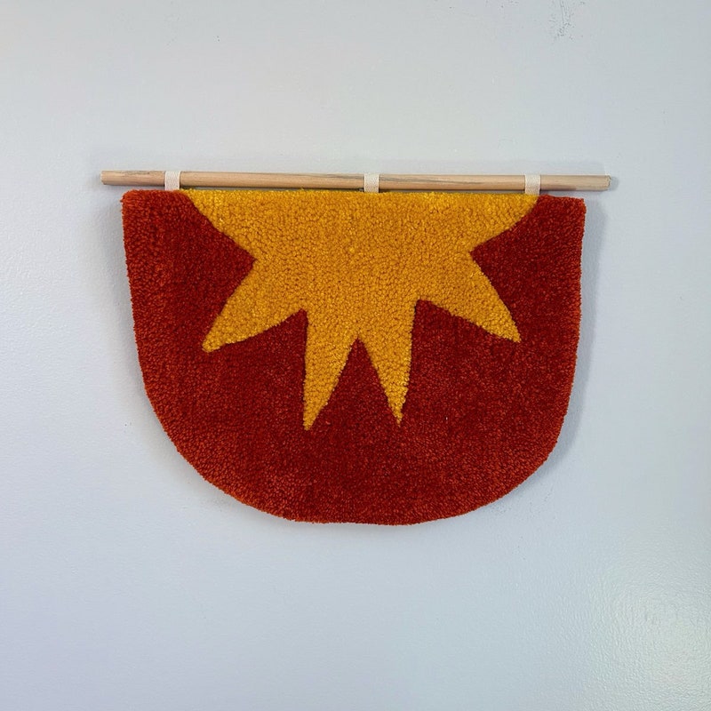 Tufted Wall Hanging - Etsy