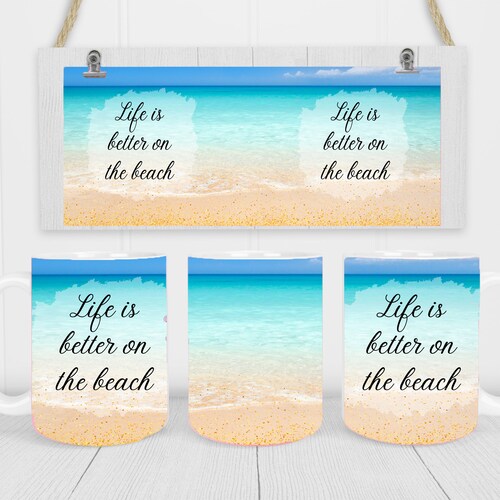 Painted Flowers Coffee Mug Sublimation Transfer Ready to - Etsy