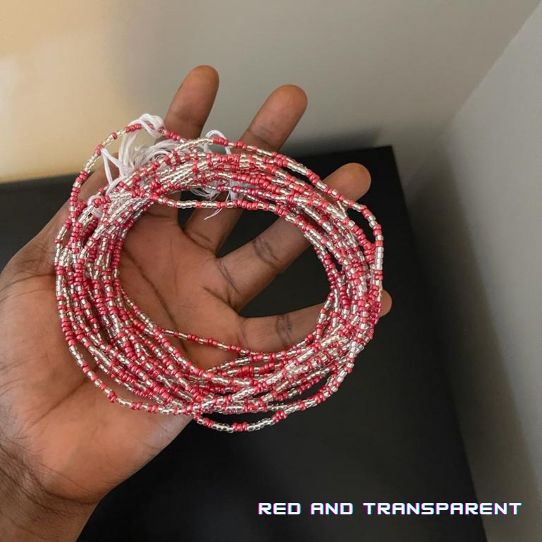 African Waist Beads Tie on Waist Bead Women Waist Beads Ghana Waist ...