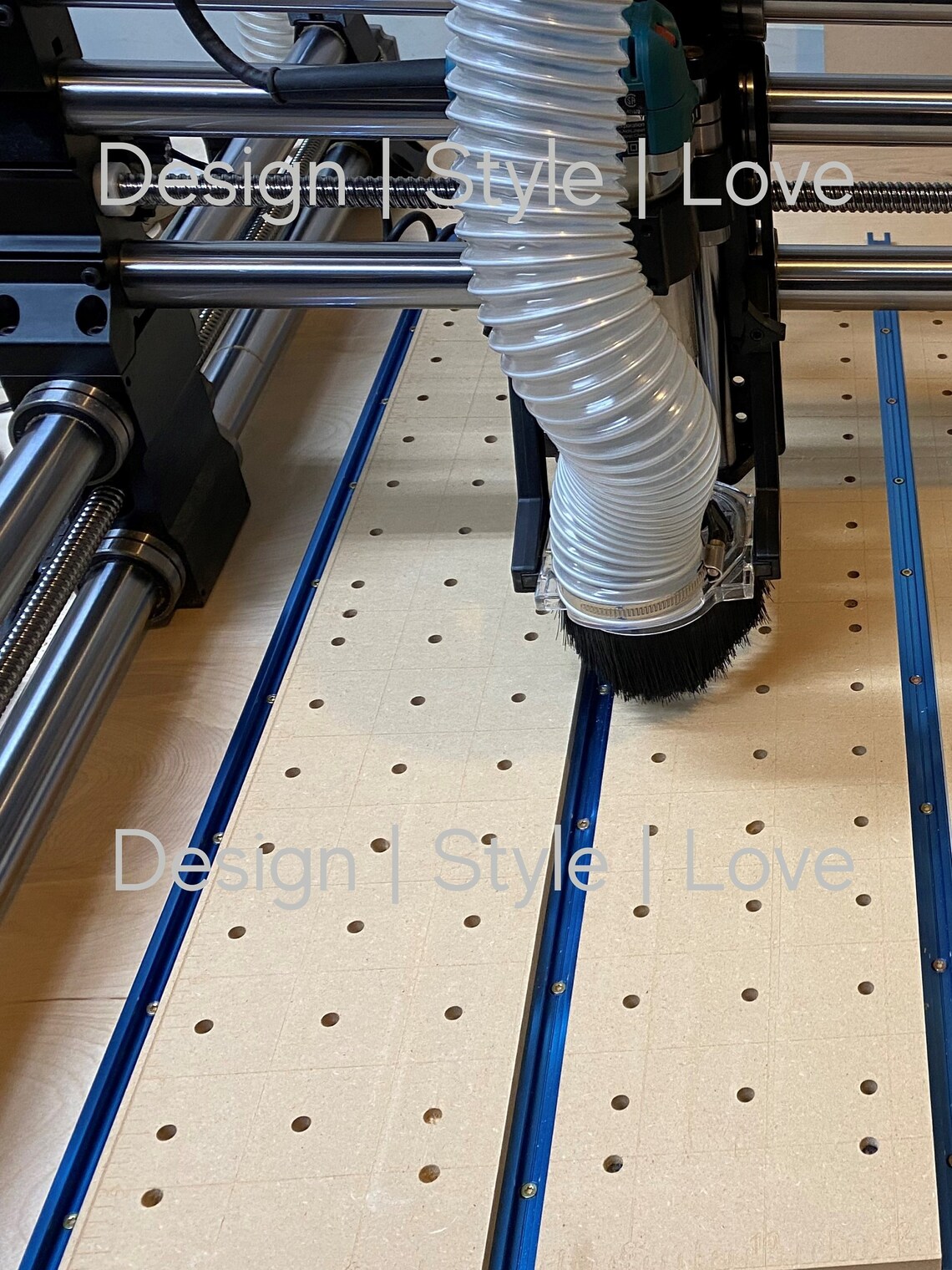 CNC Spoilboard With Metric Numbering - Digital | SVG + DXF - Etsy