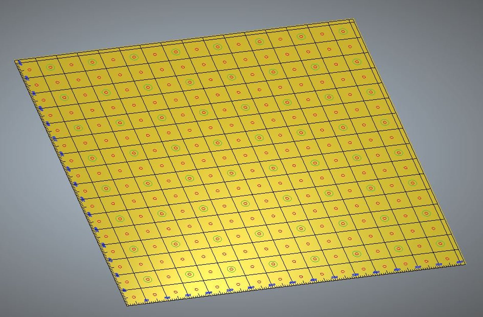 CNC Spoilboard With Metric Numbering Digital SVG DXF - Etsy Australia