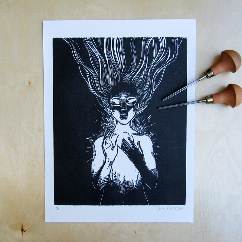 Linoleum Block - Etsy