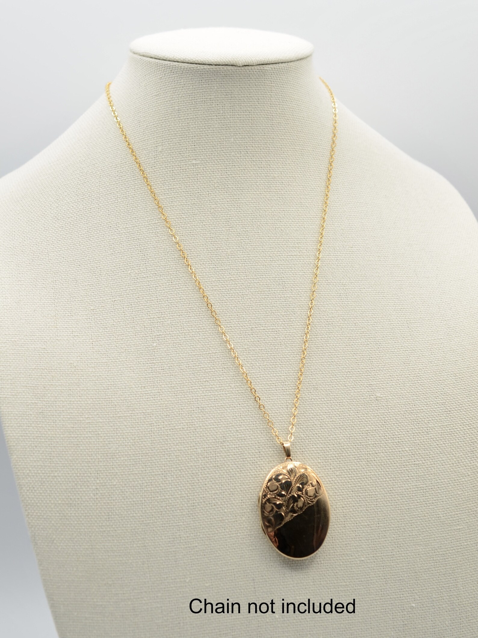 Vintage Gold Locket Large Heavy 9ct Yellow Gold Scrolled Locket - Etsy