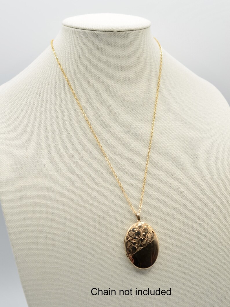 Vintage Gold Locket Large Heavy 9ct Yellow Gold Scrolled Locket - Etsy