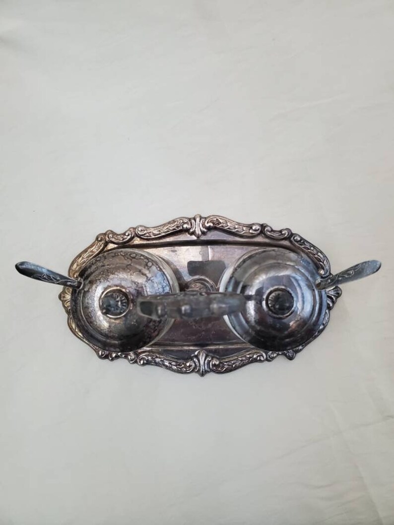 Vintage Sheridan Silverplate Jam and Jelly Jar Set W/ Spoons - Etsy