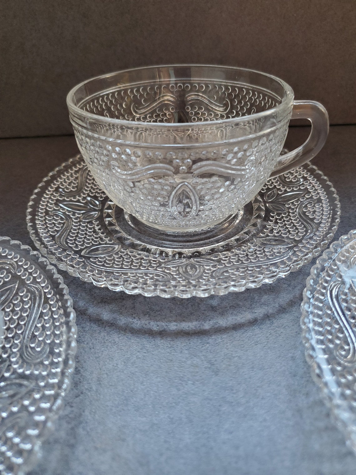 Federal Glass Heritage Pattern Place Setting - Etsy