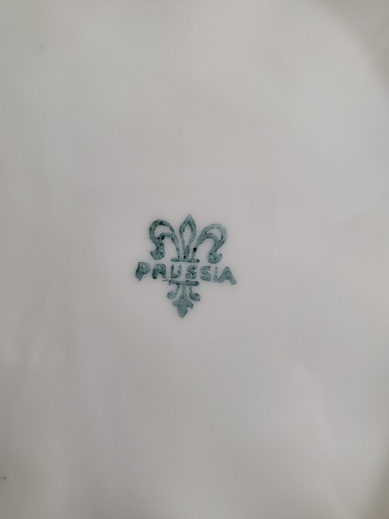Prussia China Plate - Etsy