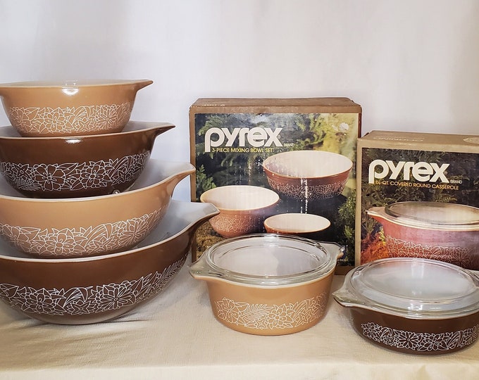 Pyrex Woodland Cinderella Mixing Bowl Set - Etsy