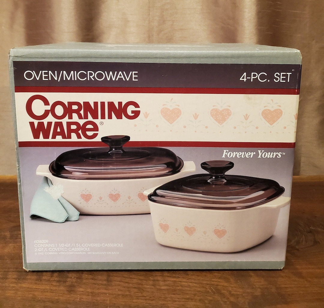 Factory Sealed Corning Ware Casserole Set - Forever Yours - NOS - Etsy