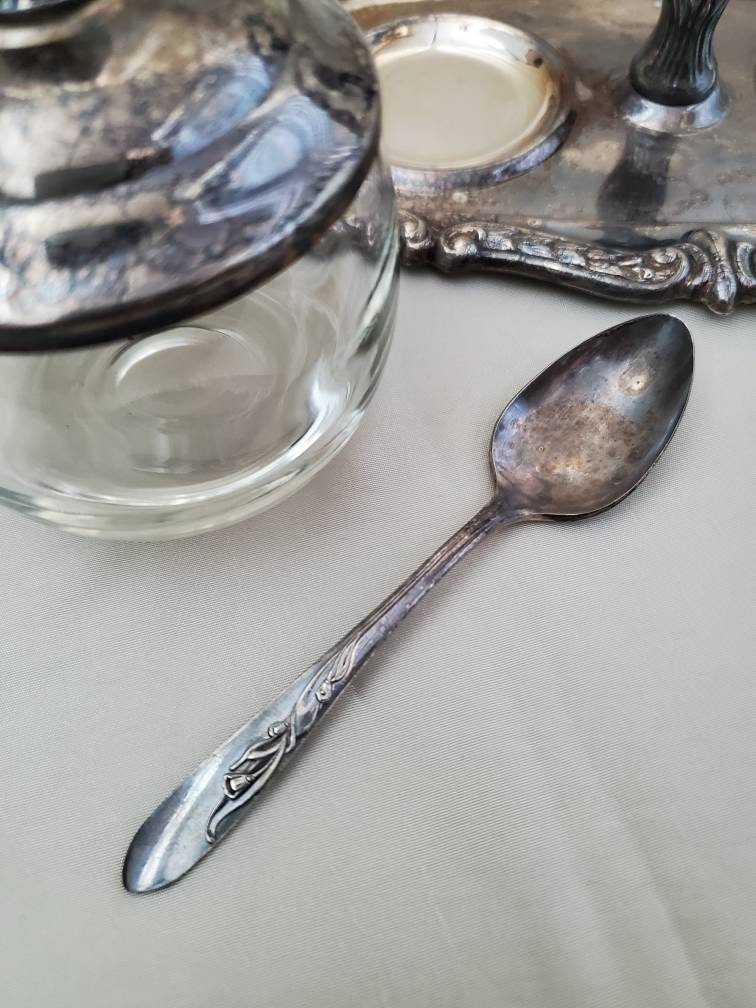 Vintage Sheridan Silverplate Jam and Jelly Jar Set W/ Spoons - Etsy