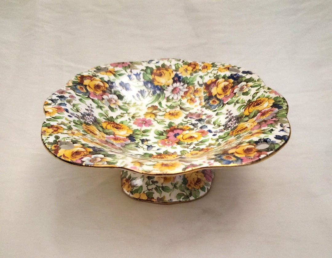 Royal Winton China - Bedale Compote Dish - Etsy