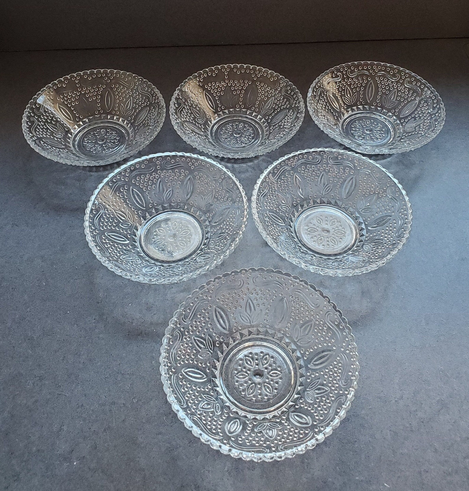 Federal Glass Heritage Pattern Place Setting - Etsy