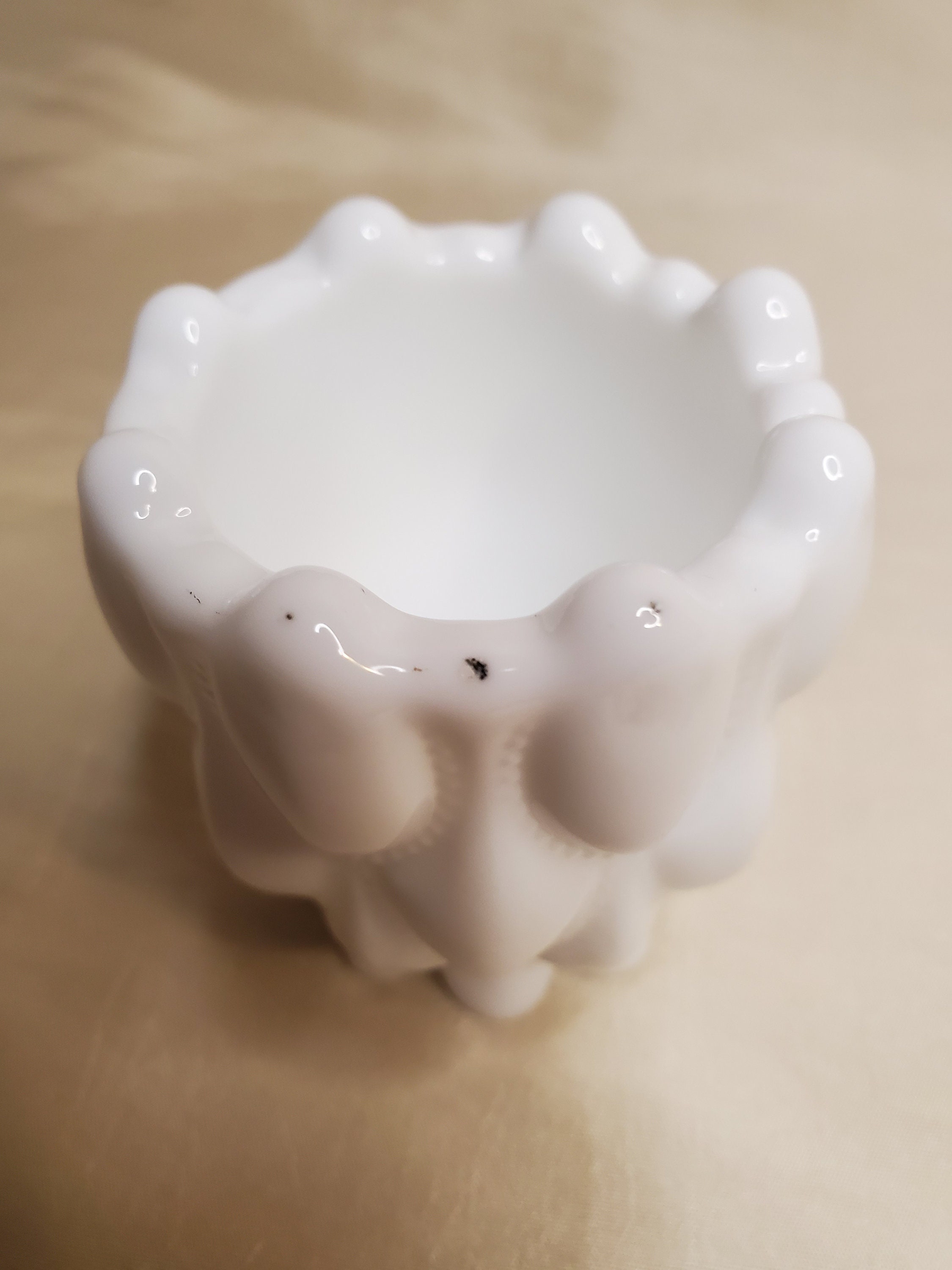Fostoria Frisco Milk Glass Toothpick Holder - Etsy
