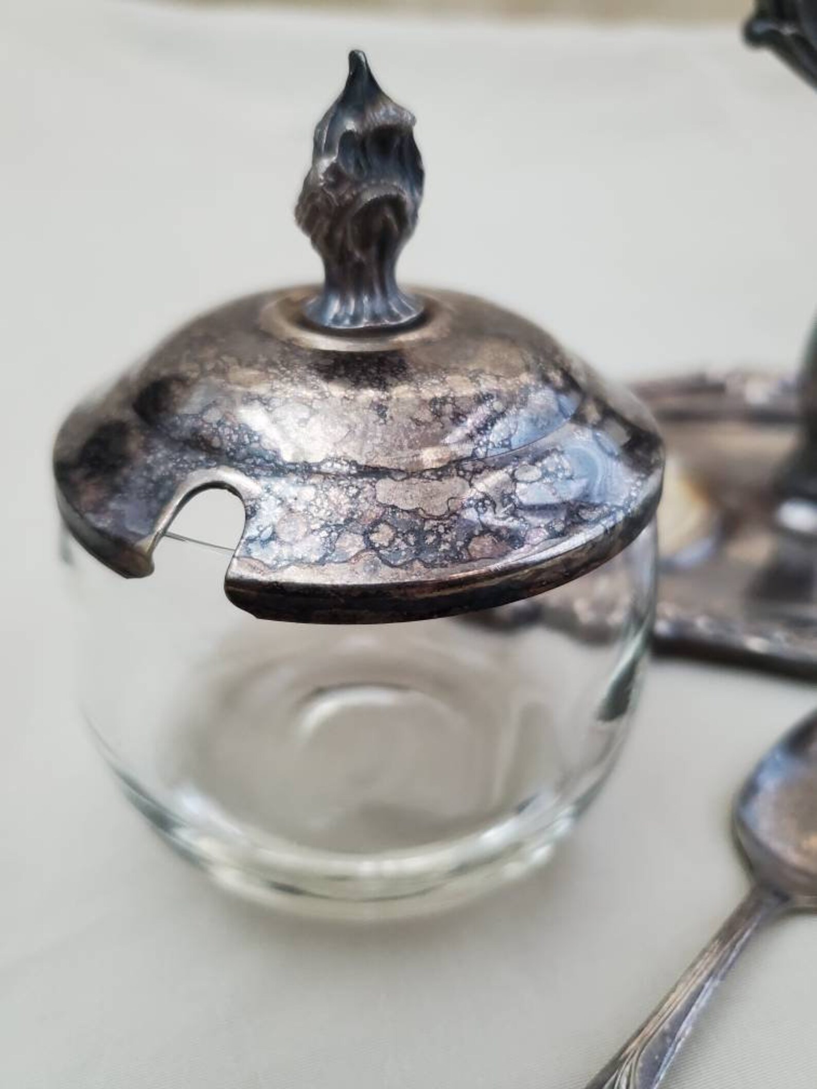 Vintage Sheridan Silverplate Jam and Jelly Jar Set W/ Spoons - Etsy