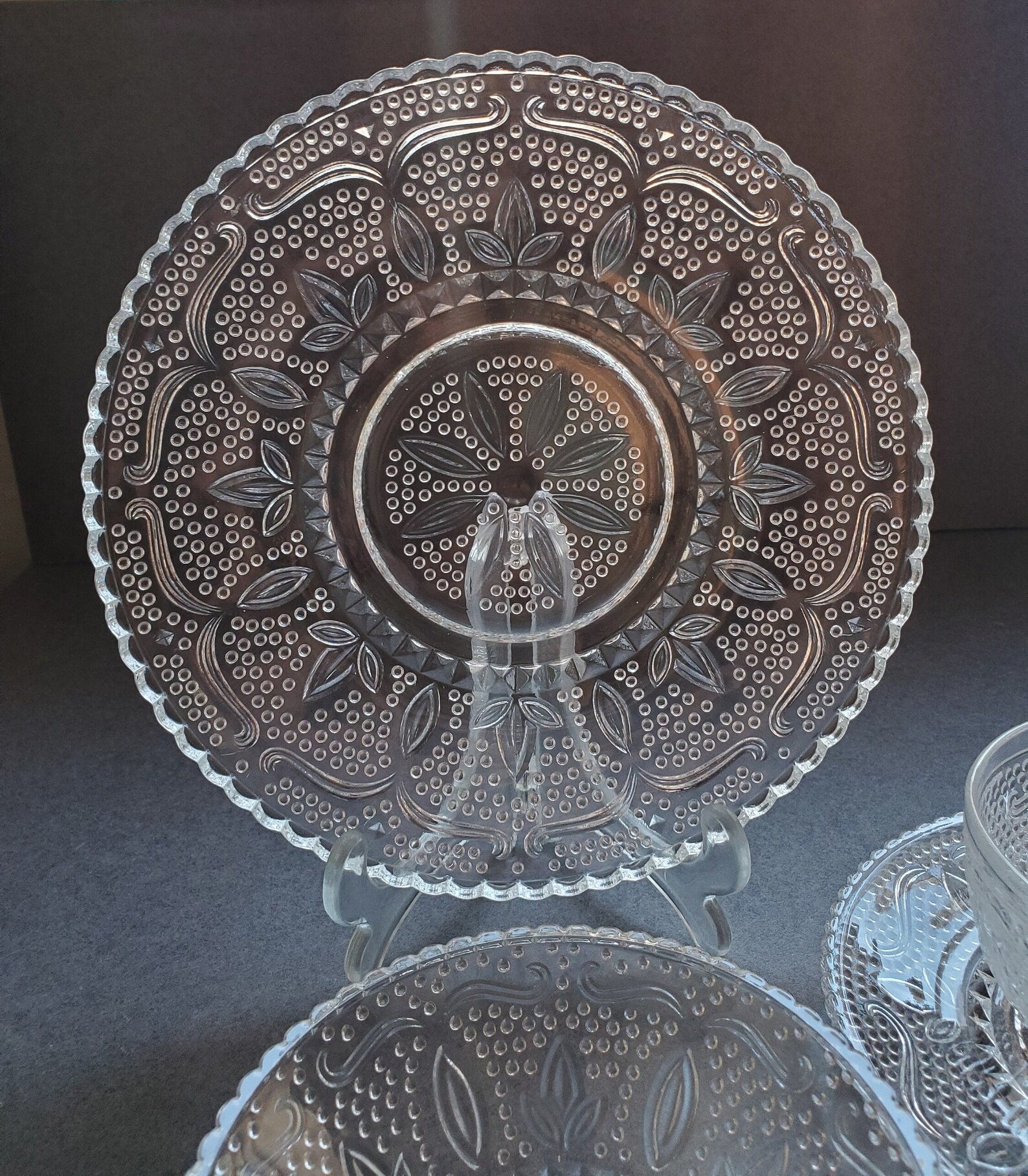 Federal Glass Heritage Pattern Place Setting - Etsy