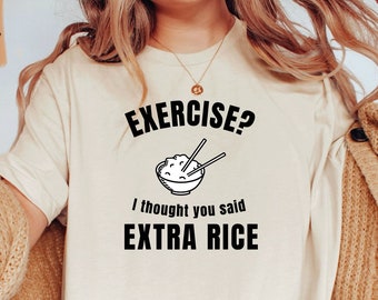 Rice is Life Shirt, Rice Shirt, Noodle Shirt, Funny Rice Shirt, Rice ...
