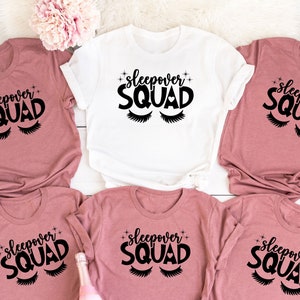 Sleepover Squad Shirts / Slumber Party Shirts / Girls Night Shirt ...