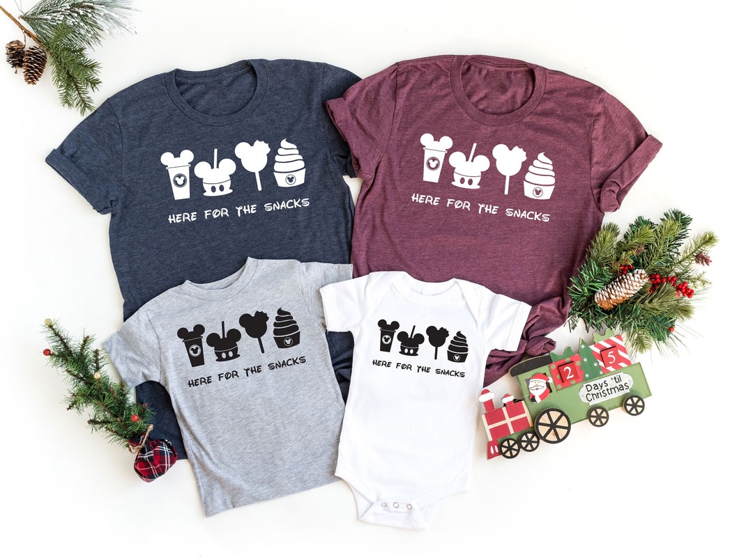 Here for the Snacks / Disney Snack Shirt / Funny Disney Shirt ...