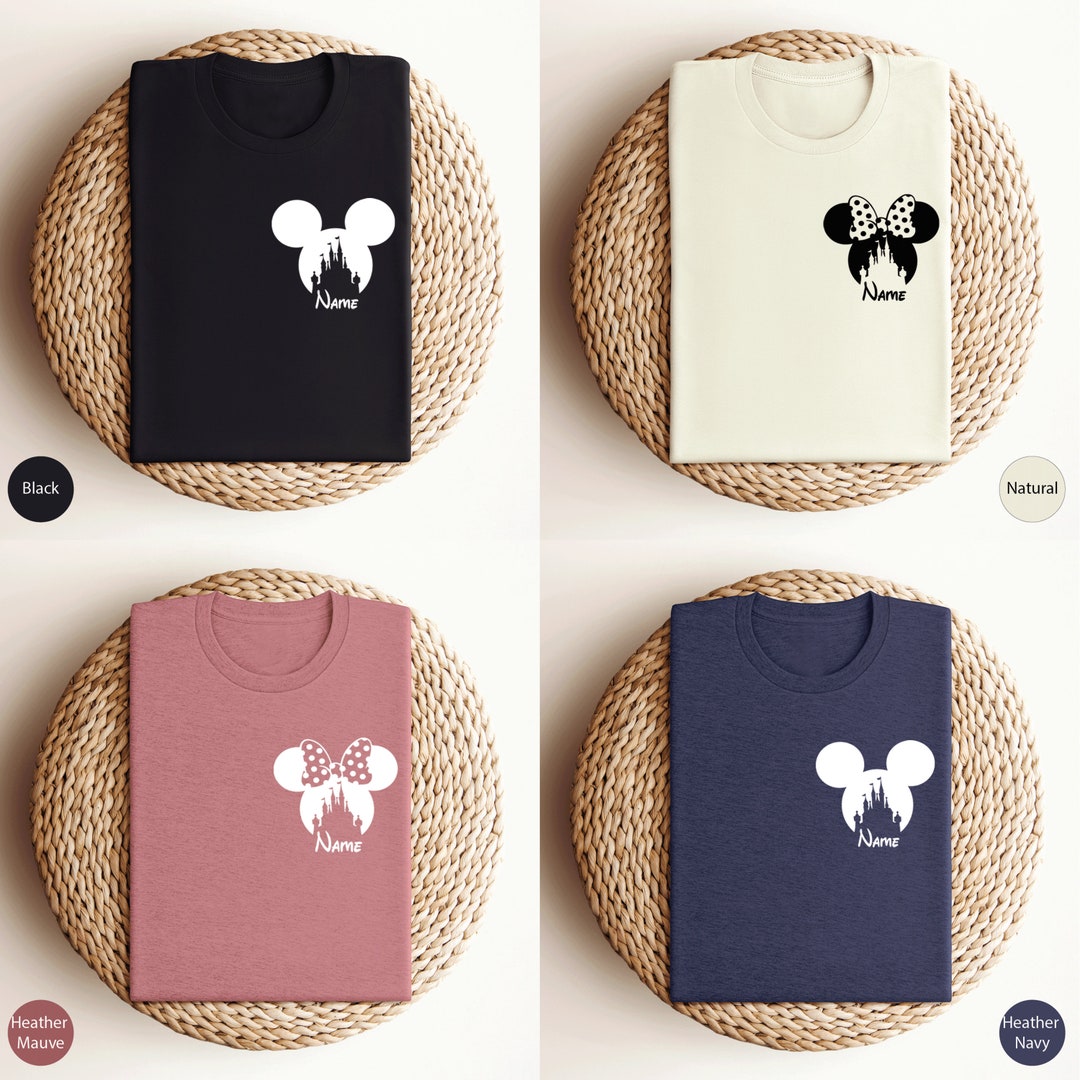 Pocket Size Disney Castle Shirt / Personalized Disney Shirt / Mickey ...