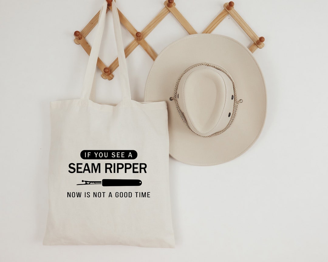 Tote Bag / Seam Ripper Tote Bag / Sewing Gifts / Quilter Gifts / Sewing ...