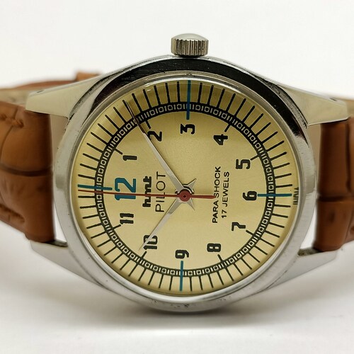 HMT Ashwini Tank Golden Dial Gold Plated Hand Winding 17 - Etsy