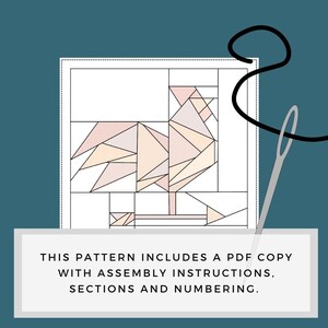 Rooster FPP Pattern | FPP Pattern | Paper Piecing | FPP | Fpp Farm Life ...