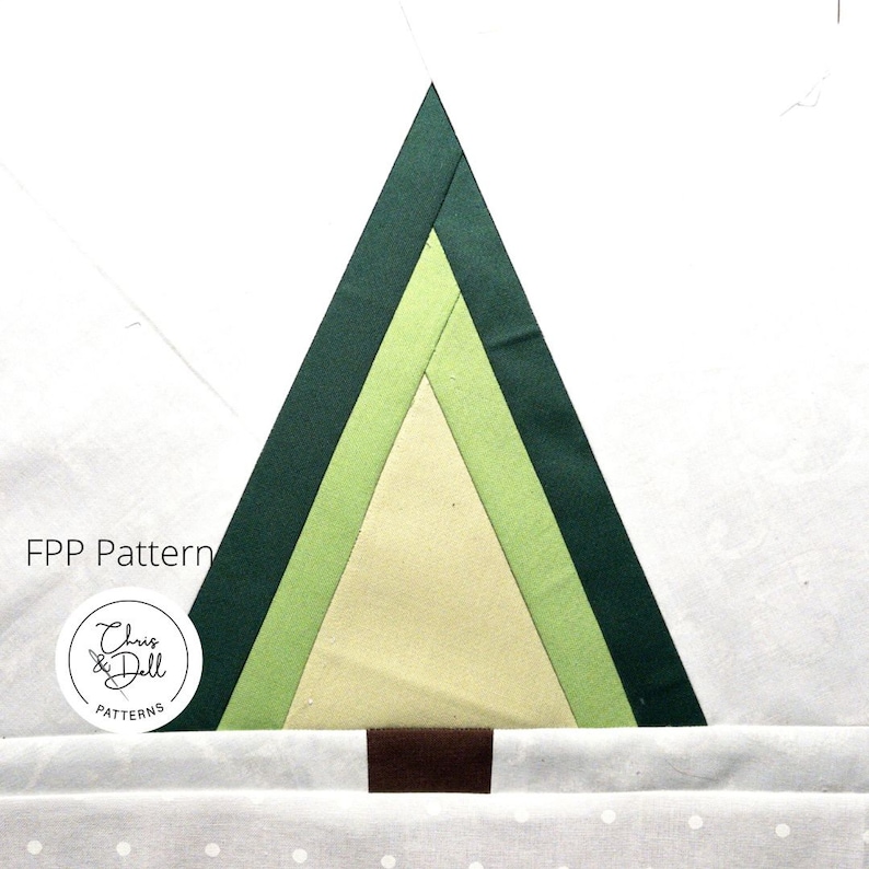 Linear Tree FPP Pattern FPP Pattern Paper Piecing FPP - Etsy