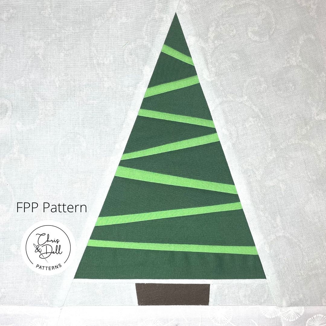 Garland Pine FPP Pattern | FPP Pattern | Paper Piecing | FPP | Fpp ...
