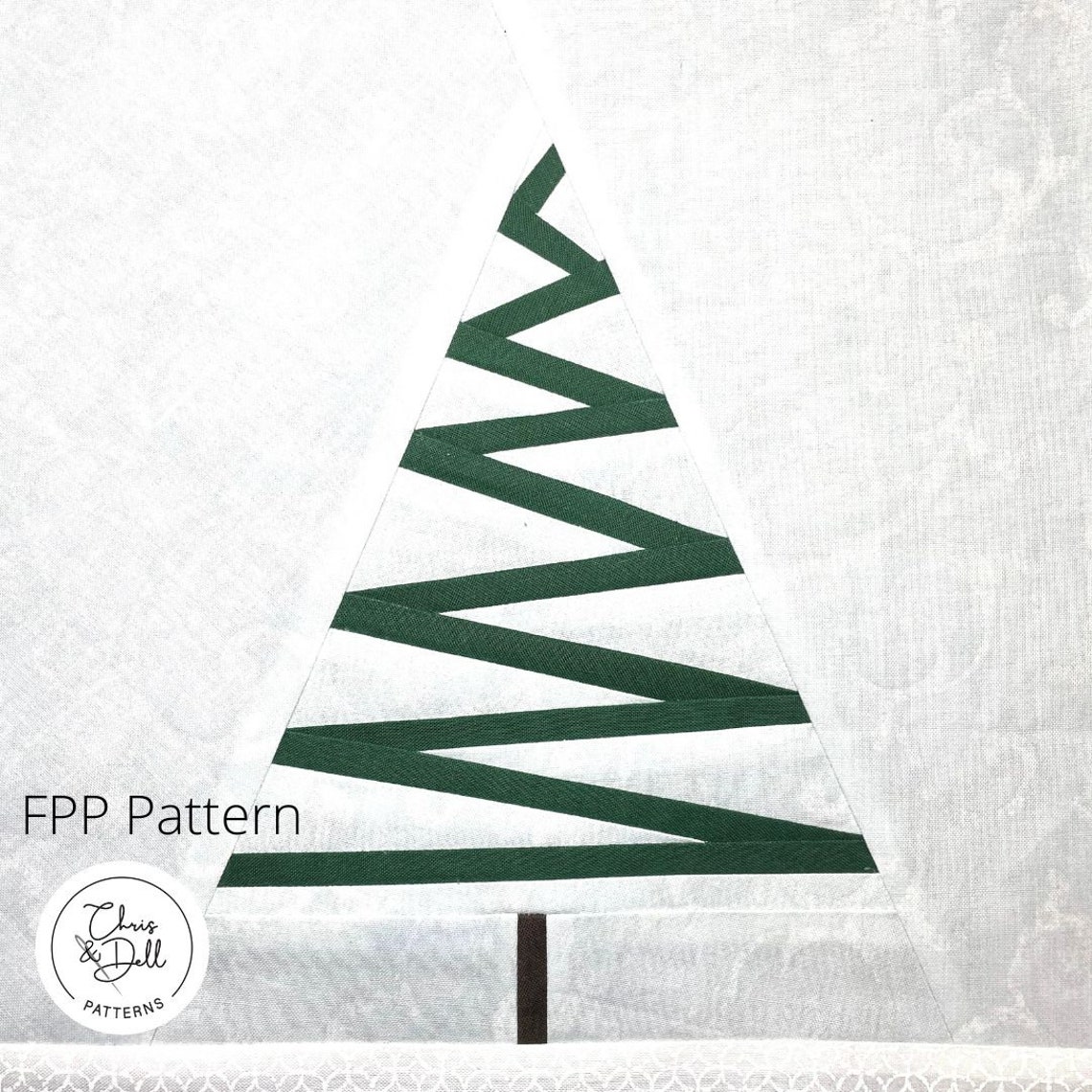 Zig Zag Pine FPP Pattern FPP Pattern Paper Piecing FPP - Etsy