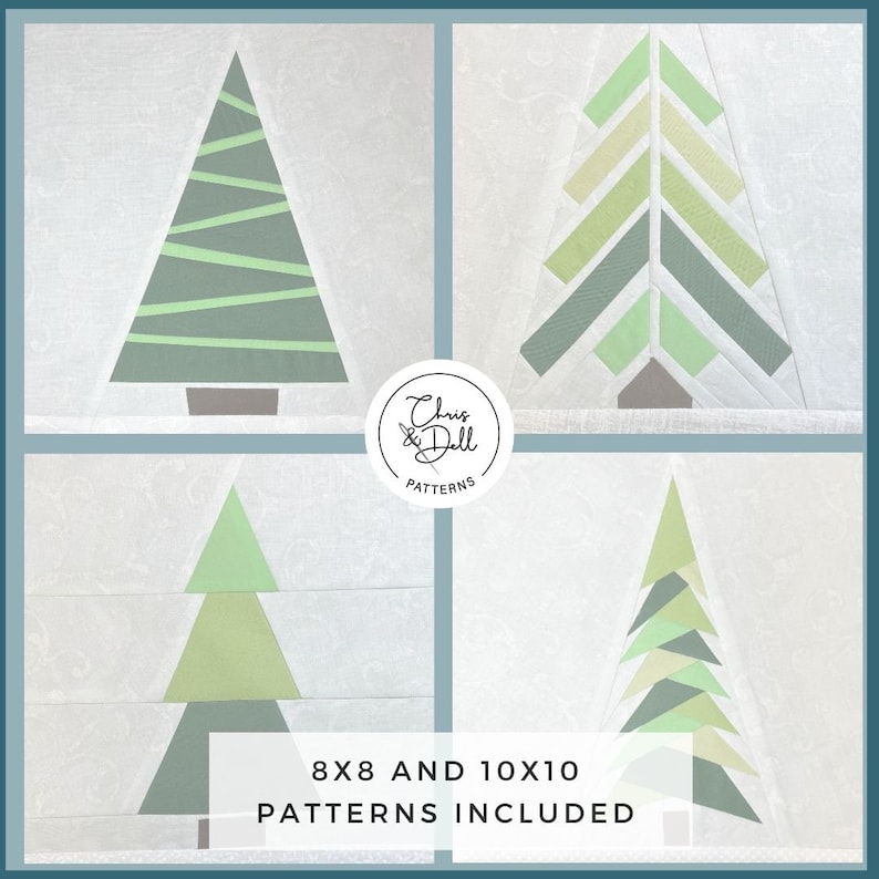 12 Tree Bundle 8x8 and 10x10 FPP Pattern | FPP Pattern | FPP | Fpp ...