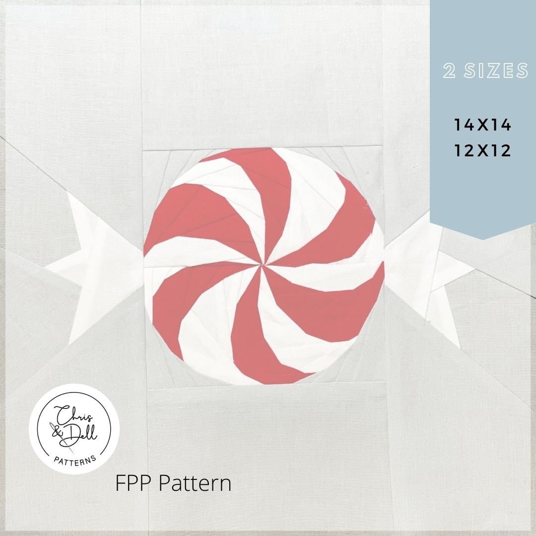 Peppermint FPP Pattern | FPP Pattern | Paper Piecing | FPP | Fpp ...