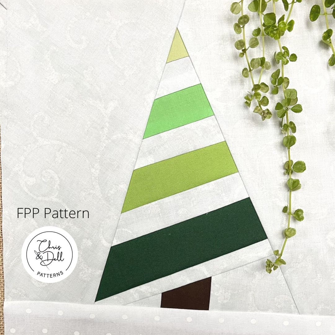 Gradient Tree FPP Pattern | FPP Pattern | Paper Piecing | FPP | Fpp ...