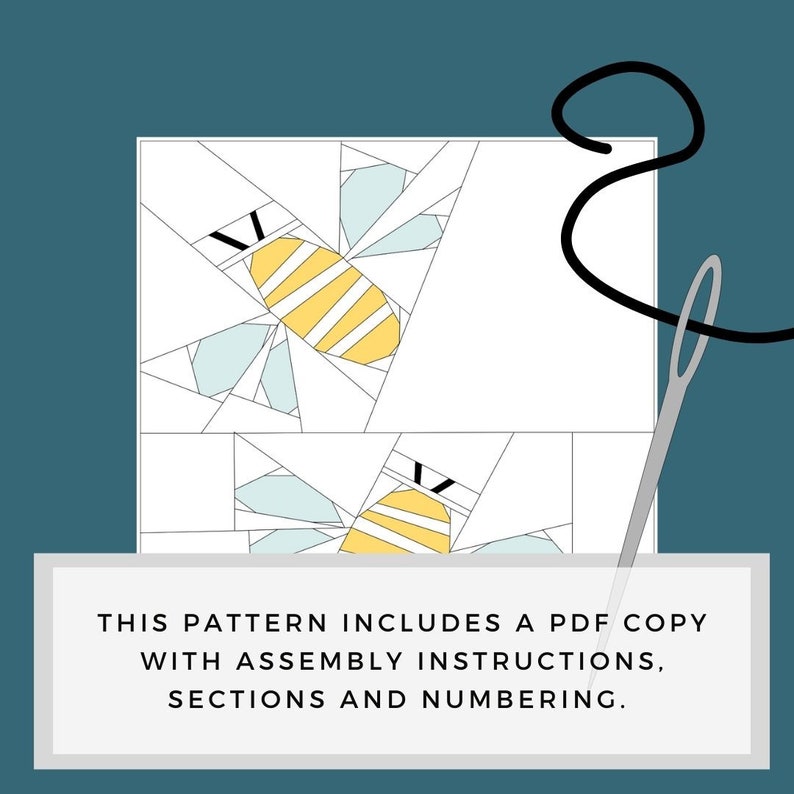 Busy Bee BUNDLE FPP Patterns Honey Bee Pattern Spring FPP - Etsy