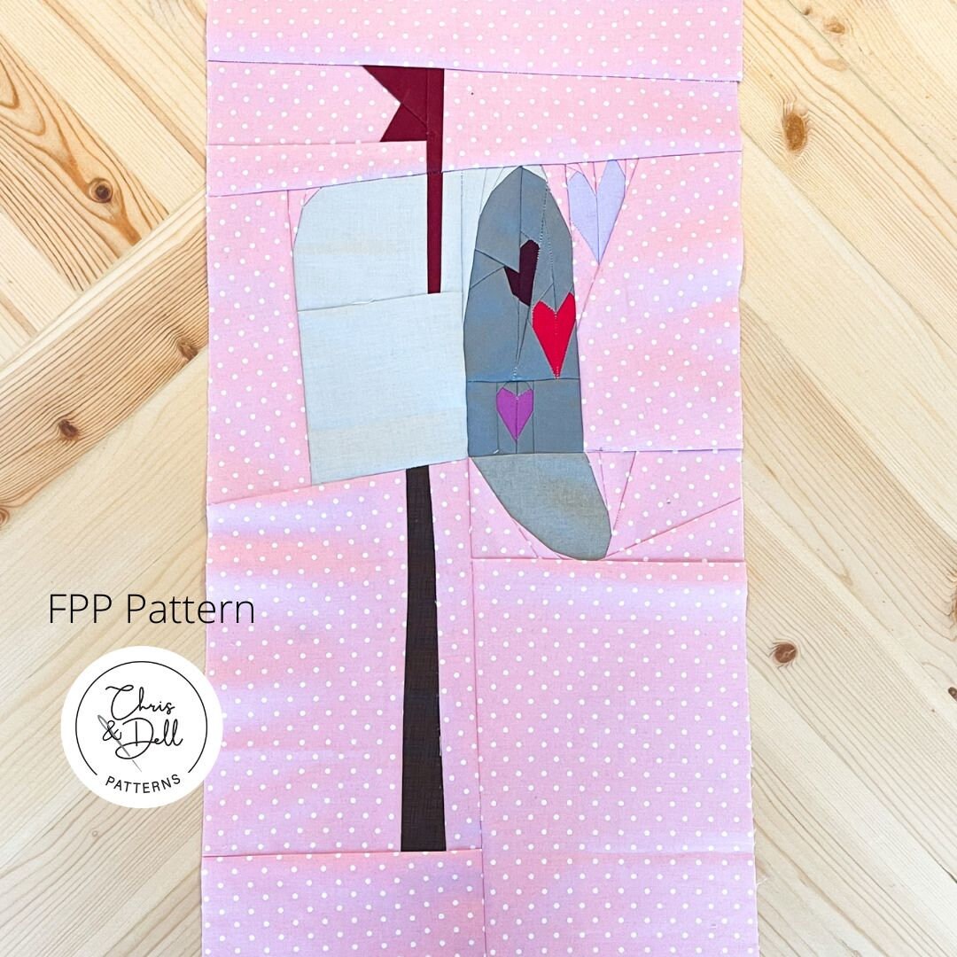 Love Mailbox FPP Pattern | FPP Pattern | Paper Piecing | FPP | Fpp ...