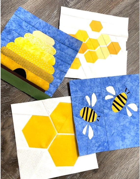 Busy Bee BUNDLE FPP Patterns Honey Bee Pattern Spring FPP - Etsy