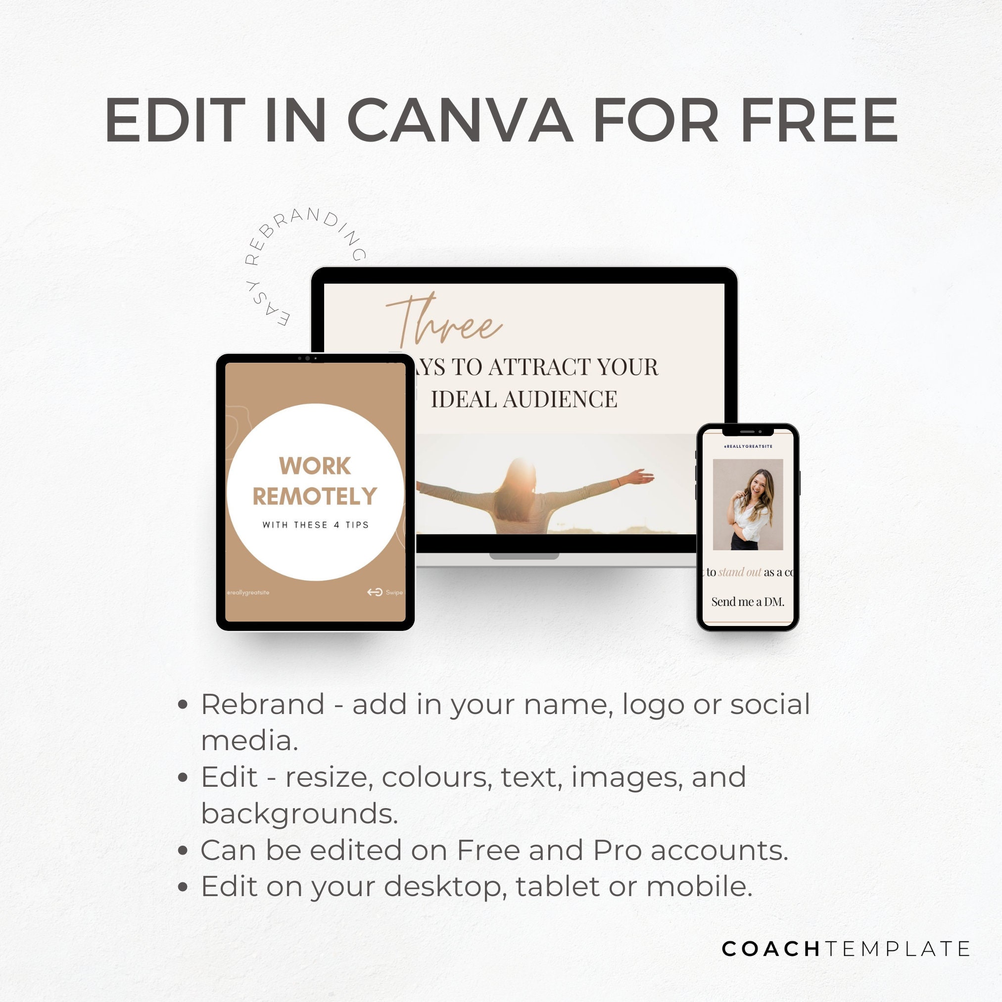 Editable Carousel Instagram Facebook Linkedin Post Canva Template ...